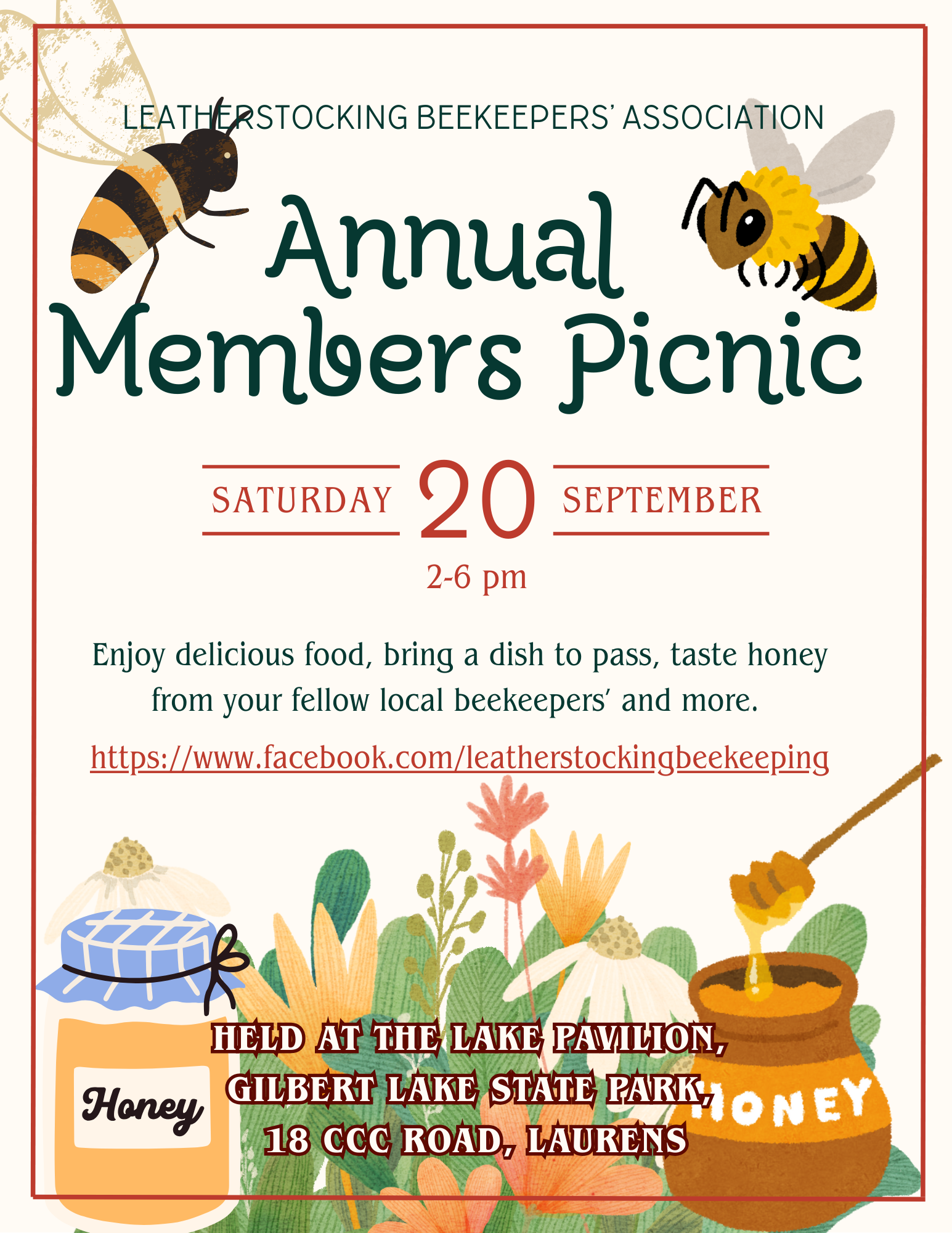 Member’s Picnic this Weekend | Leatherstocking Beekeepers Association